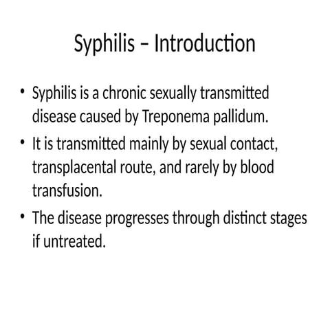 Syphilis_Detailed_Presentation.pptx gott | PPTX