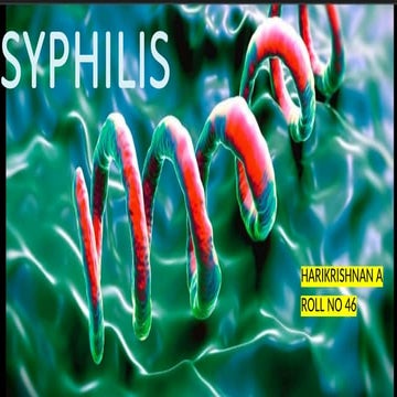 Syphilis | PPTX