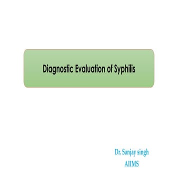 syphilis serology ppt, syphilis, laboratory diagnosis of syphilis, VDRL ...