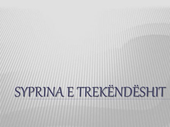 Trupat gjeometrik | PPT