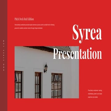 Syrea Presentation : Dark Color Theme | PPT