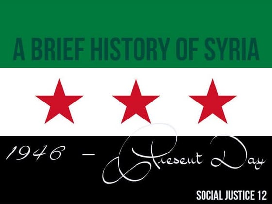 Syrian Civil War Presentation | PPTX