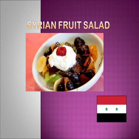 Syrian fruit salad | PPT