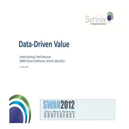 Syrinix Data And The Water Sector Swan 2012 Utrecht | PDF | Internet of ...