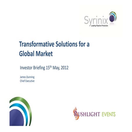 Syrinix The Value Of Data In The Water Sector | PDF