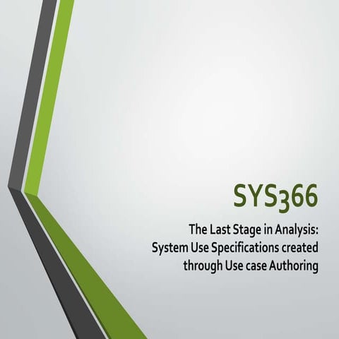 SYS366 | PPTX