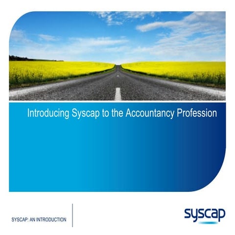 Syscap Accountancy Introduction | PPT