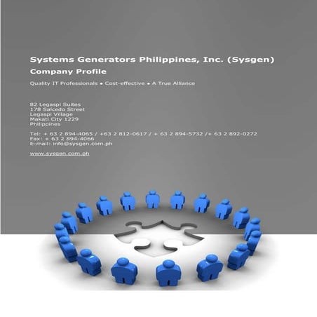Sysgen Company Profile | PDF
