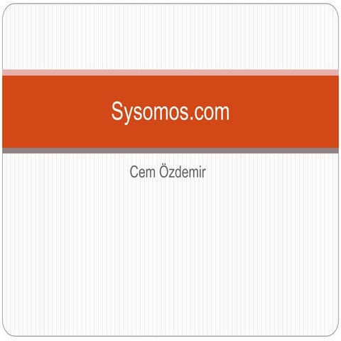 Sysomos | PPT
