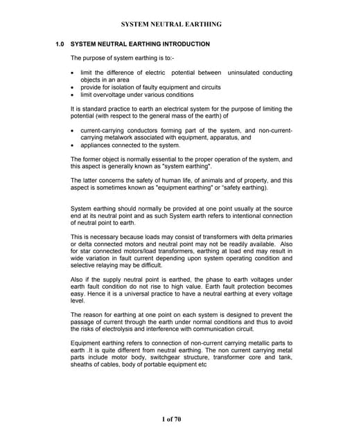 Electrical grounding and earthing systems | PPT