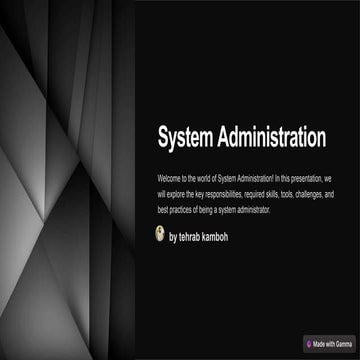 System Administration for security o.pptx