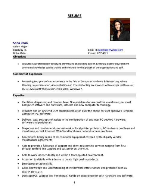 vishnu rhcsa resume | DOC
