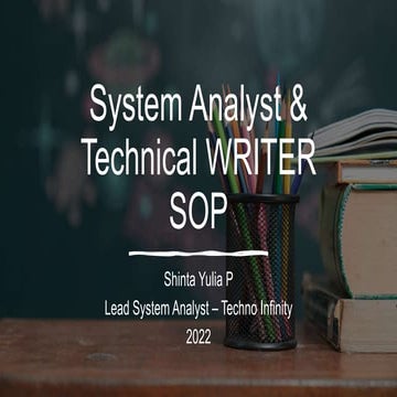 System Analyst & Technical WRITER SOP.pptx