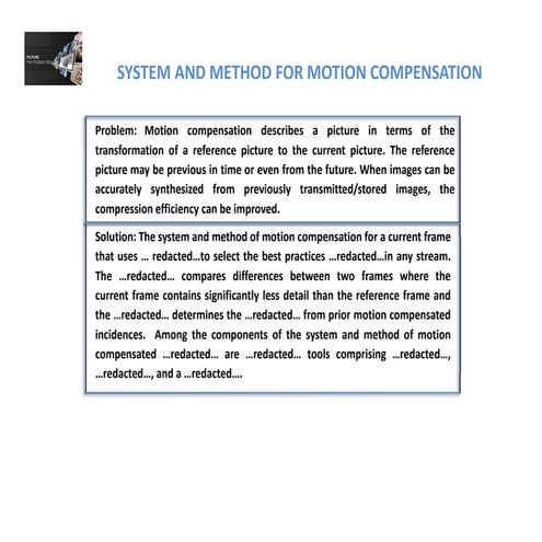 System and method for motion compensation | PPT