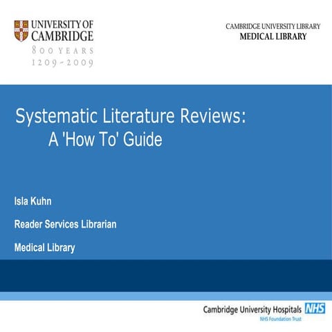 Reviewing the medical literature | PPTX