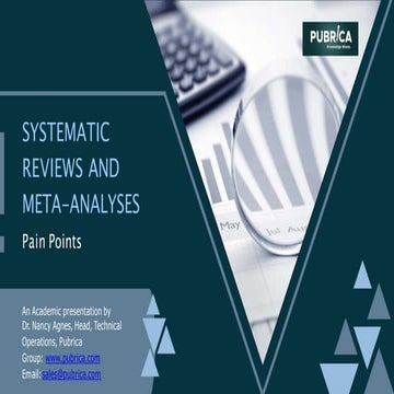 Systematic Reviews and Meta-Analyses Pain Points.pptx