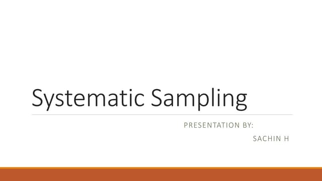 Simple Random Sampling | PDF