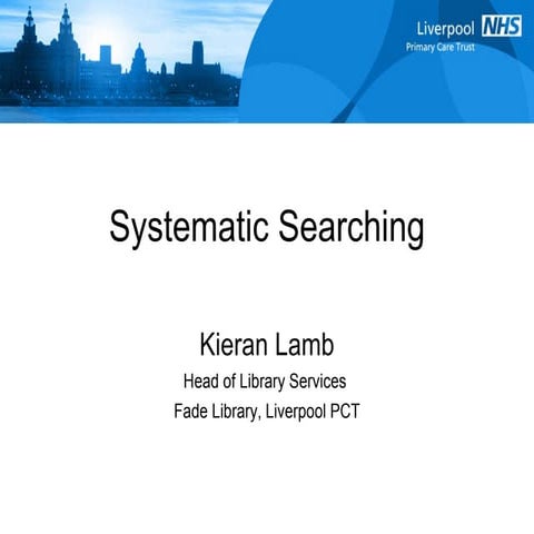 Systematic Searching | PPT
