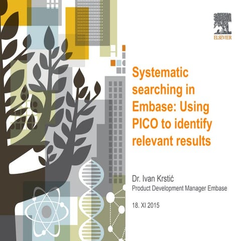 Embase search with PICO | PPT