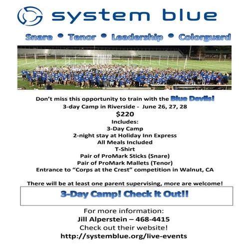 System blue camp | PDF
