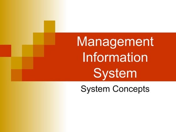 Information system for production management | PPTX
