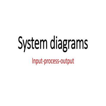 System diagrams | PPTX