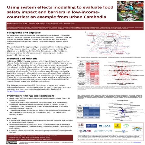 Using system effects modelling to evaluate food safety impact and ...