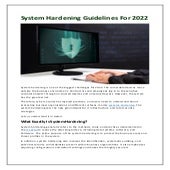 System Hardening Guidelines For 2022.pdf