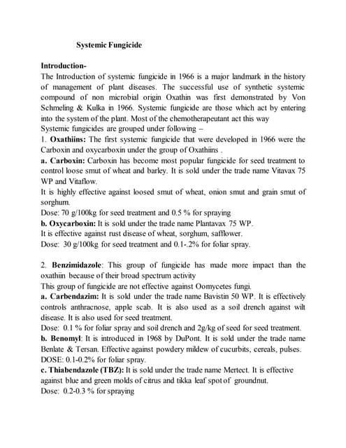 Fungicides, Classification, FRAC MoA.pptx | Gardening | Home & Garden
