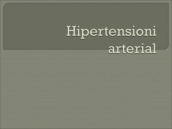 Hipertensioni..Daniela Muhaj XIA | PPT