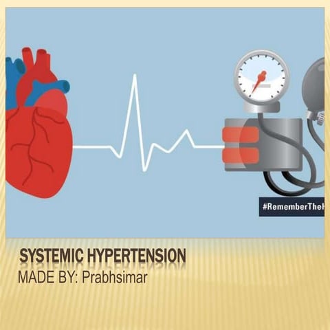 Systemic hypertension | PPTX