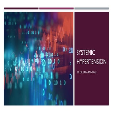 Systemic hypertension & Aortic aneurysm. | PPTX