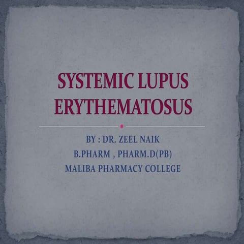 Systemic lupus erythematosus | PPTX | Hormonal Disorders | Endocrine ...