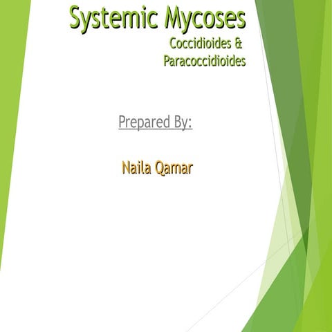 Systemic mycoses m | PPT