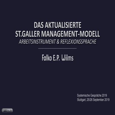 The St.Gallen Management Model | PDF