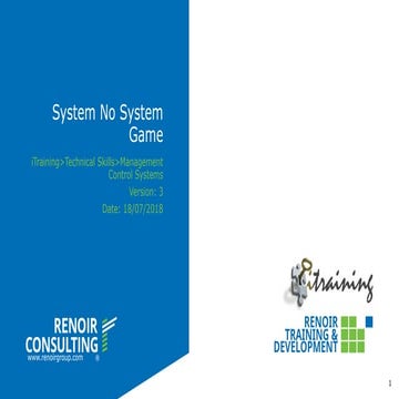 System No System Game -Helps understand the dependencies of system | PPTX