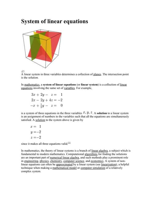 solving-systems-of-linear-equations