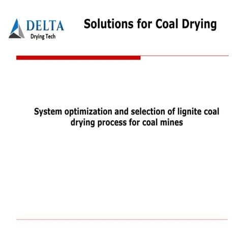 Coking Coal Drying for Coking Plants.pptx