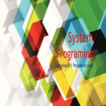 How To Run C Program In Linux Pptx Operating Systems Computer Software And Applications 8364