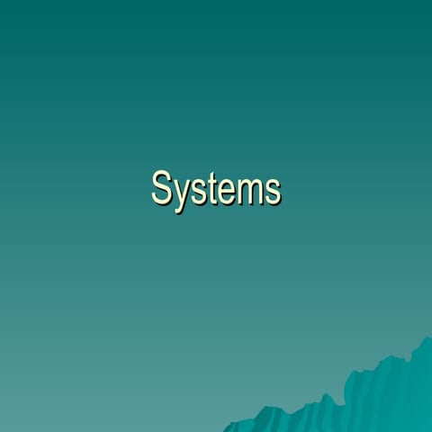 Systems | PPT
