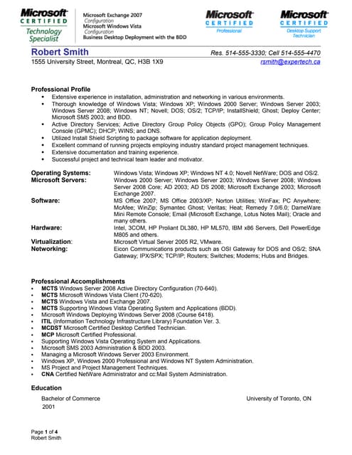 Resume for Wintel Admin- Naveen Gupta | DOCX | IT and Internet Support ...
