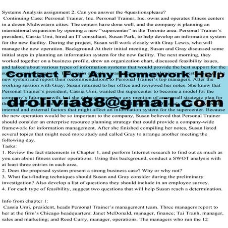 Systems Analysis assignment 2 Can you answer the 4questionsplease.pdf