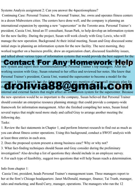 Systems analysis project 7 can you answer the 4 questions at the ta.pdf