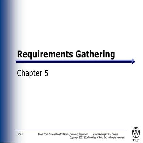 Systems Analysis and requirements gathering OOD_ch05.ppt