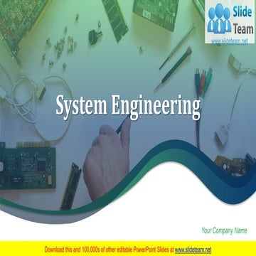 Systems Engineering PowerPoint Presentation Slides | PDF