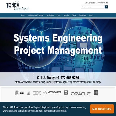 Systems Engineering Project Management Training | PPT