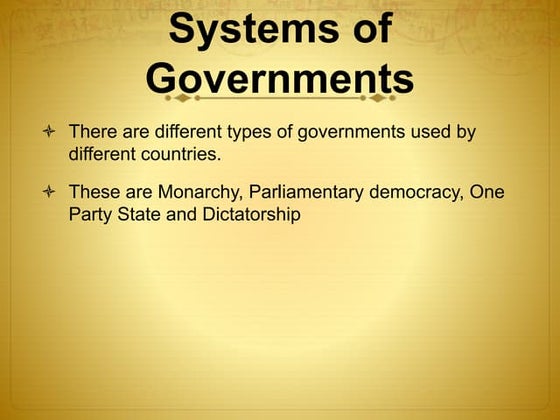 Dictatorship Government Examples Types Of European Governments C. 1938