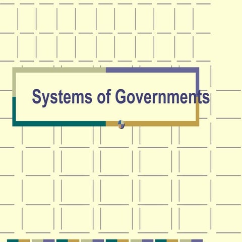 Systems Of Government Powerpoint (Unitary, Confederation, Federal ...