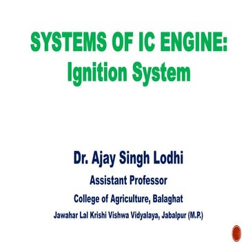 SYSTEMS OF IC ENGINE-Ignition system.pptx
