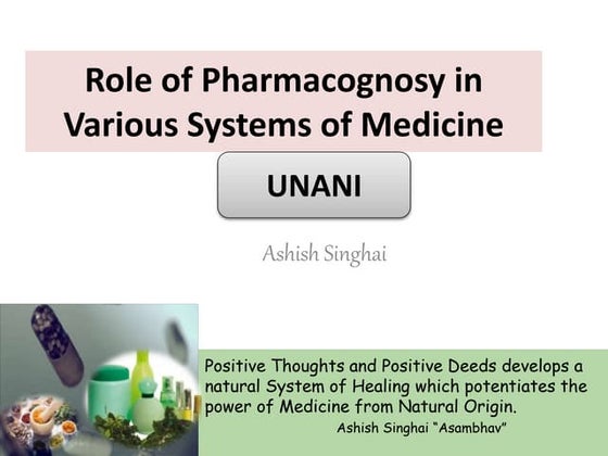 Unani System of Medicine | PPT